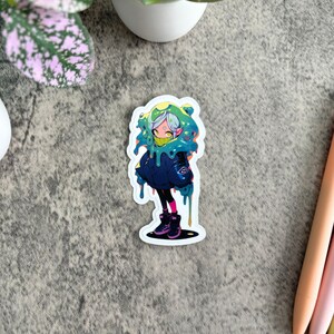 Cute Slime Girl Sticker, Cute Stickers Kawaii Aesthetic, Laptop ...