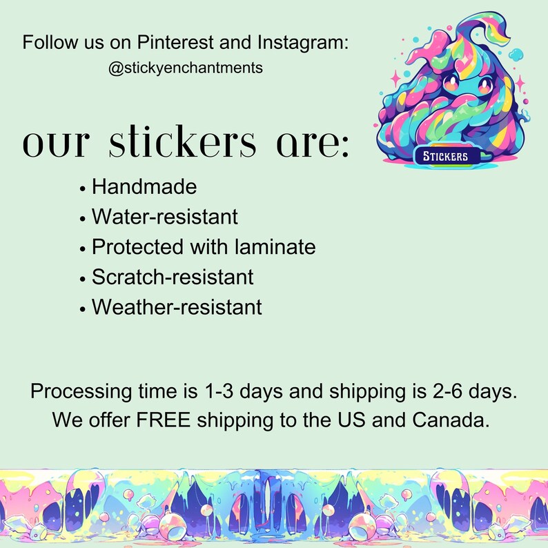 Cute Slime Girl Sticker, Cute Stickers Kawaii Aesthetic, Laptop ...