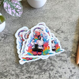 Sunny Slime Girl Sticker, Cute Stickers Kawaii Aesthetic, Laptop ...