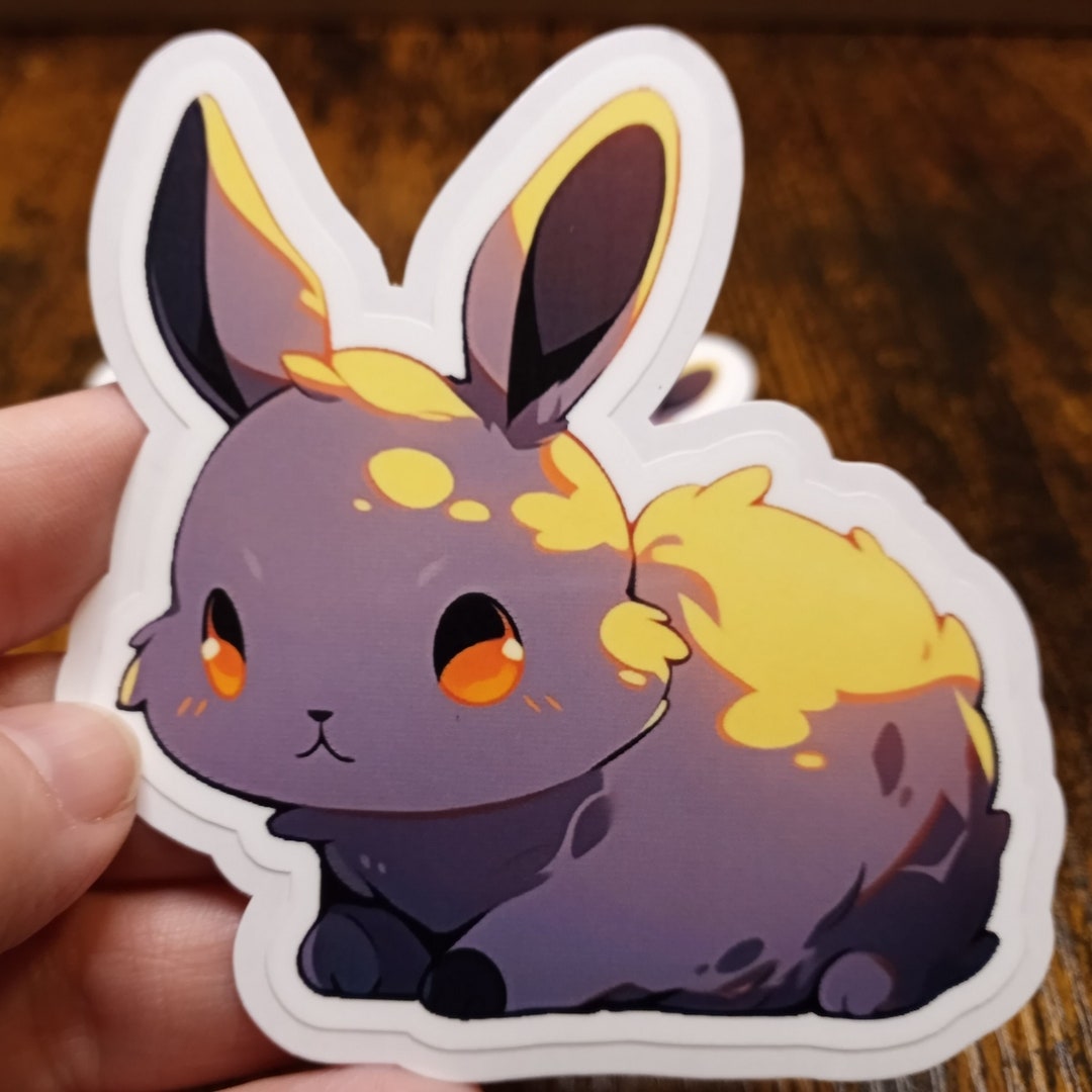 Cute Bunny Sticker Cute Stickers Kawaii Aesthetic Laptop Kindle ...