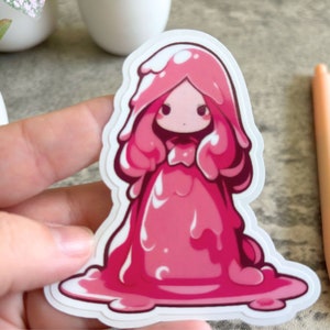 Cute Slime Girl Sticker Set, Kawaii Aesthetic, 2-inch and 3-inch ...