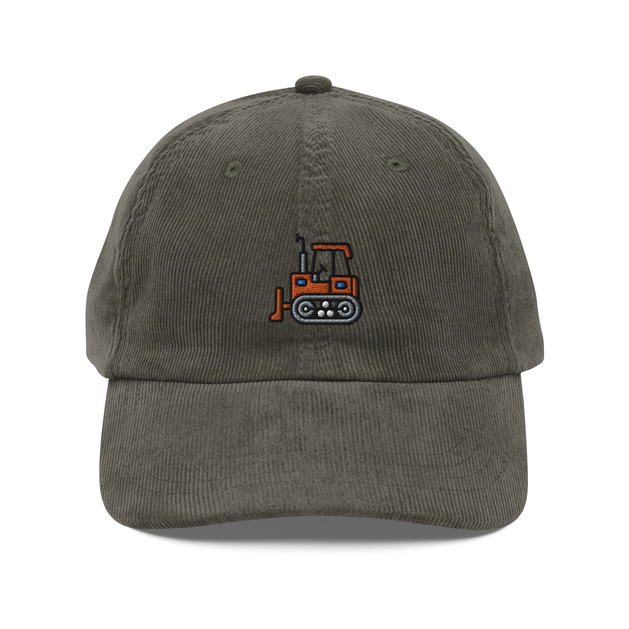 Bulldozer Embroidered Cap | Gift for Bulldozer Lovers | Cute Bulldozer ...