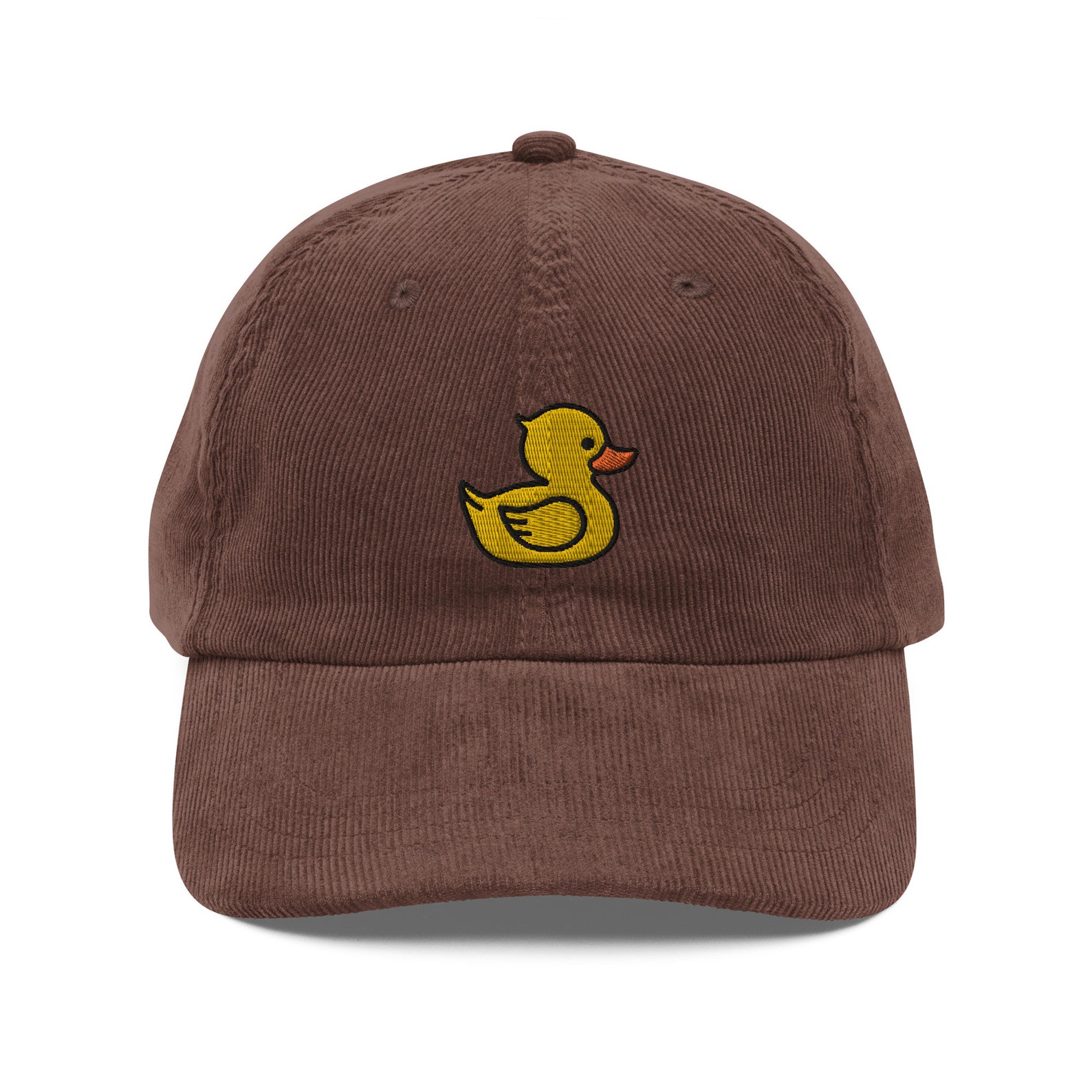 Rubber Duck Corduroy Cap | Gift for Toy Rubber Duckie Lovers | Cute ...