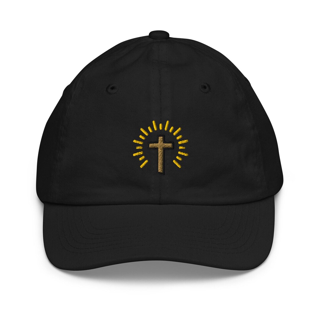 Christian Cross Kids Baseball Cap Embroidered | Christians Gift for ...