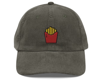 Fries Baseball Hat Embroidered Dad Cap // Unique Gift Ideas - Etsy