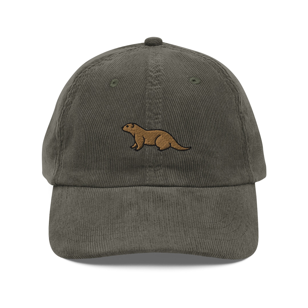 Cute Otter Embroidered Cap | Gift for Otter Lovers | Otter Vintage Dad ...