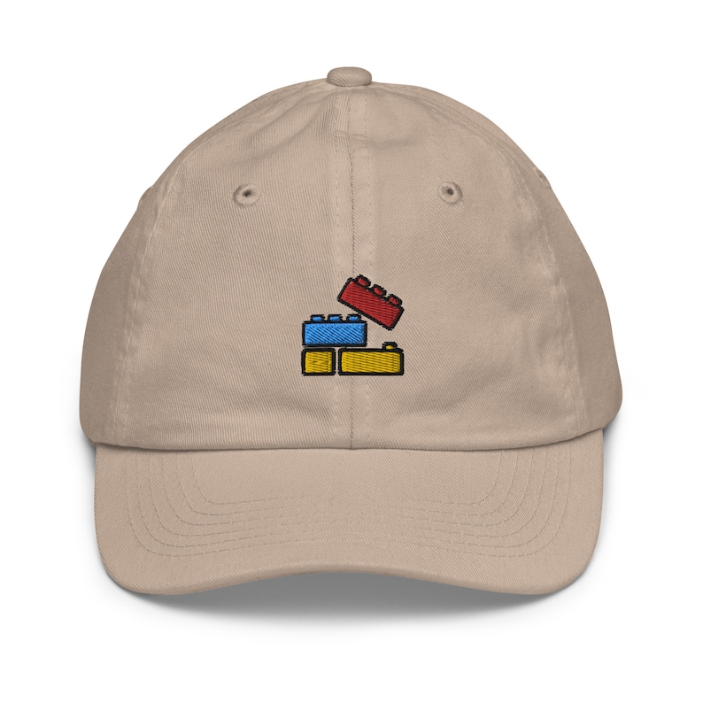 Building Blocks Kids Baseball Cap Embroidered | Gift for Toy Blocks ...