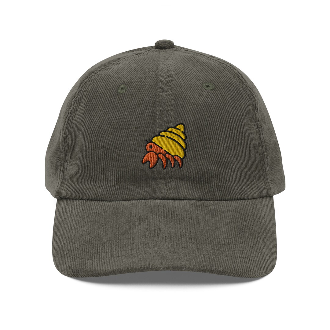 Cute Hermit Crab Embroidered Cap | Gift for Hermit Crab Lovers | Trendy ...