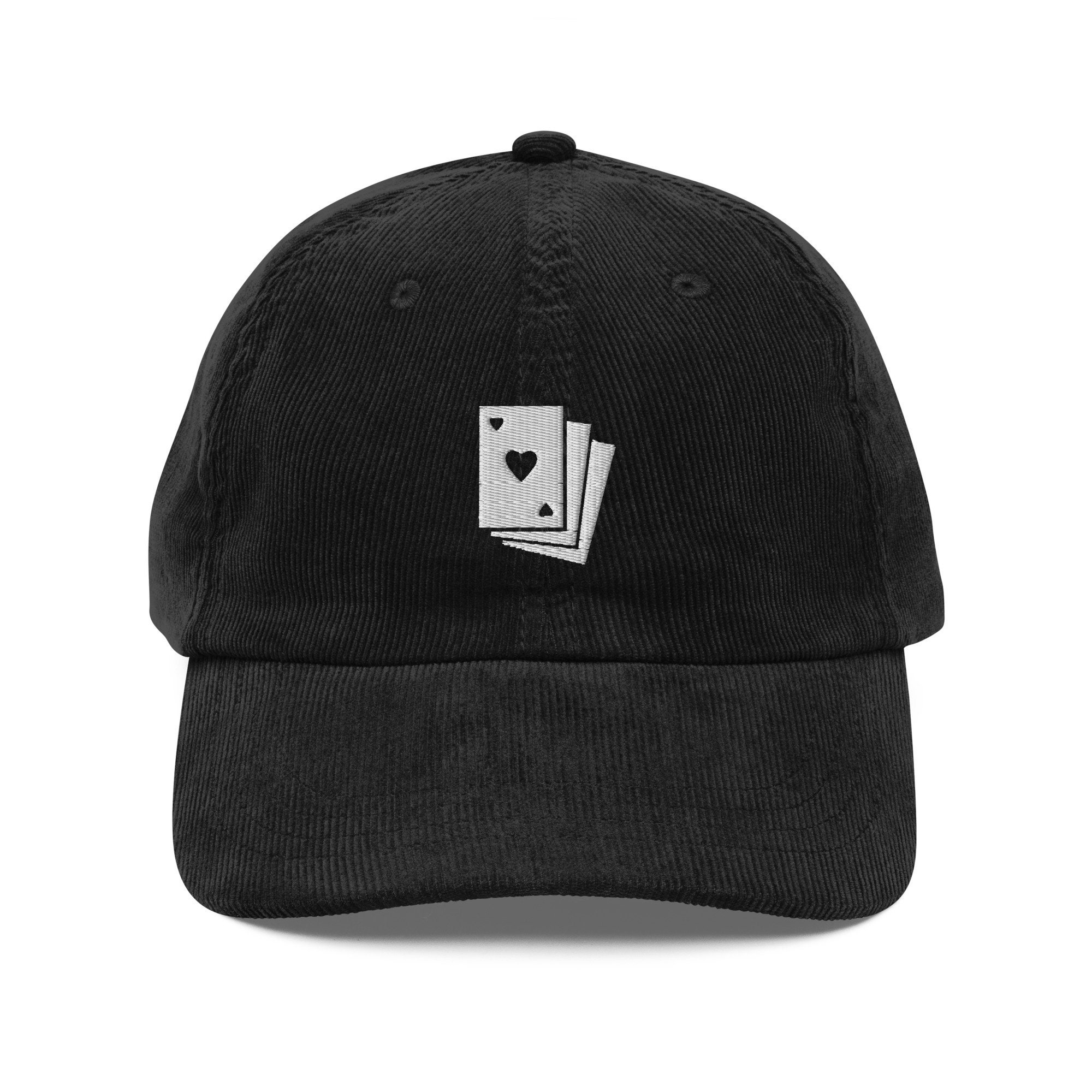 Playing Cards Embroidered Cap Gift for Poker Lovers Cute - Etsy