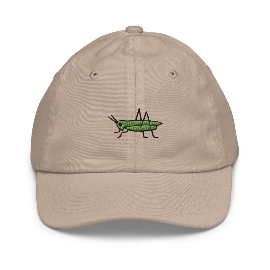Grasshopper Kids Baseball Cap Embroidered | Insect Gift for Child ...