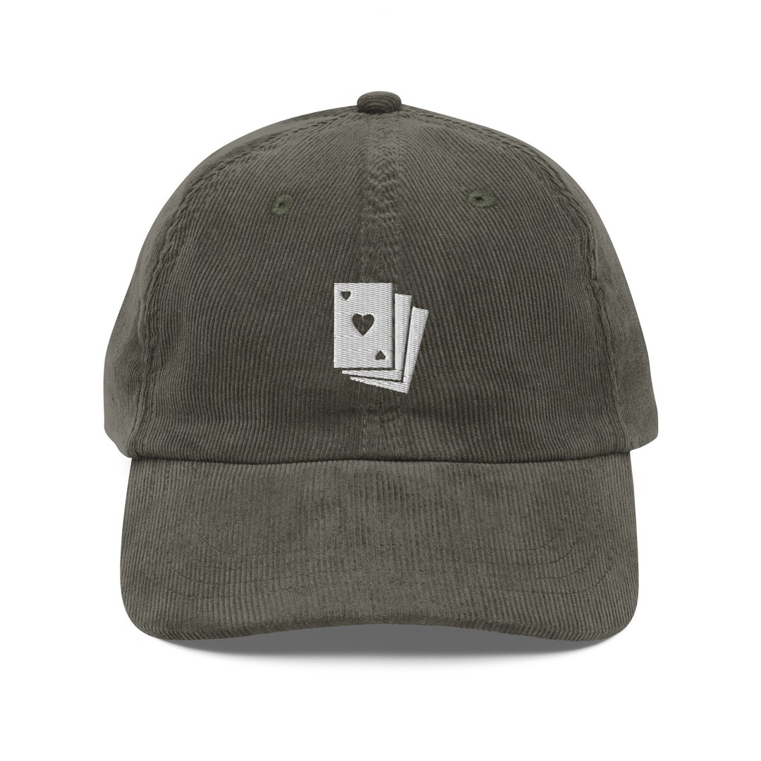 Playing Cards Embroidered Cap Gift for Poker Lovers Cute - Etsy