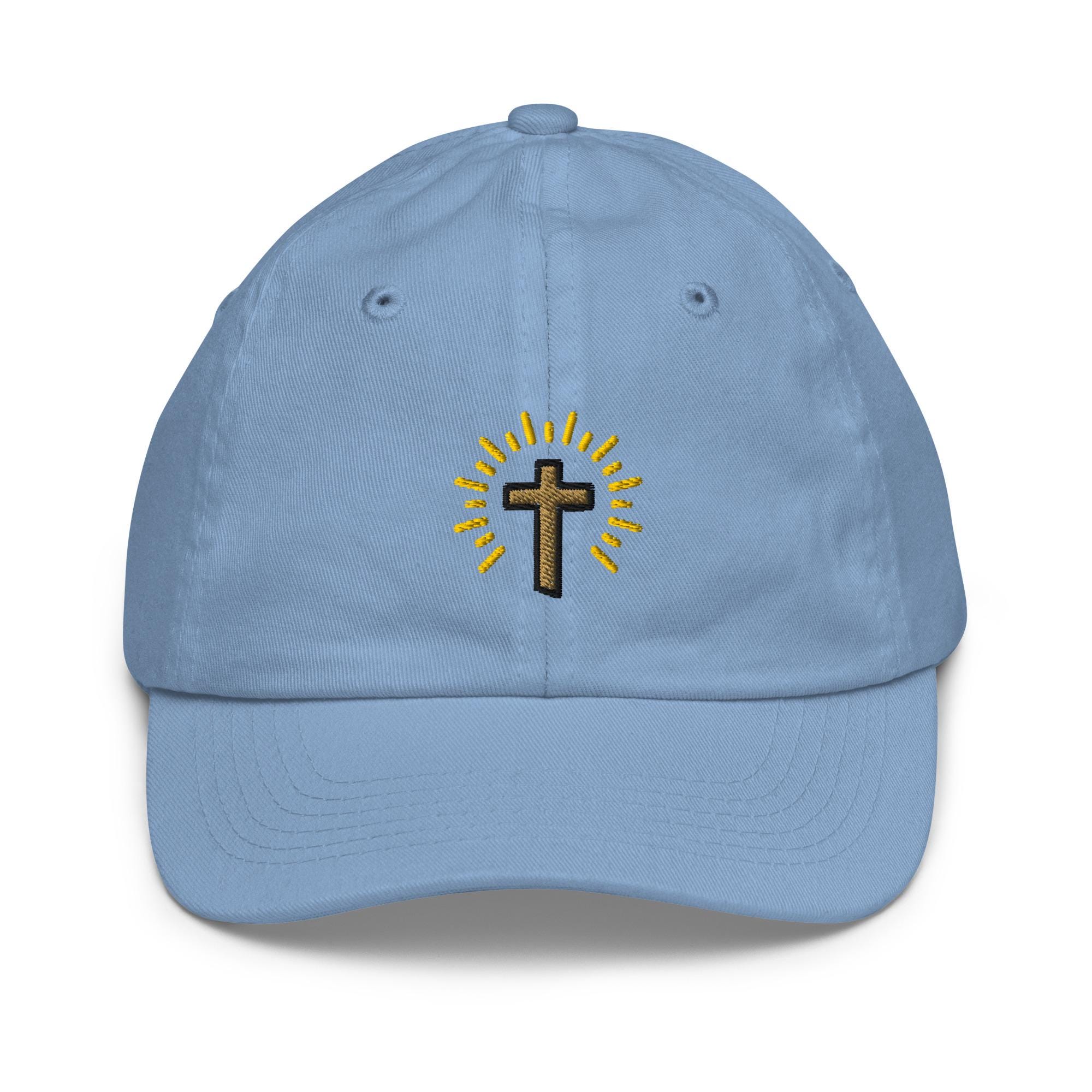 Christian Cross Kids Baseball Cap Embroidered | Christians Gift for ...