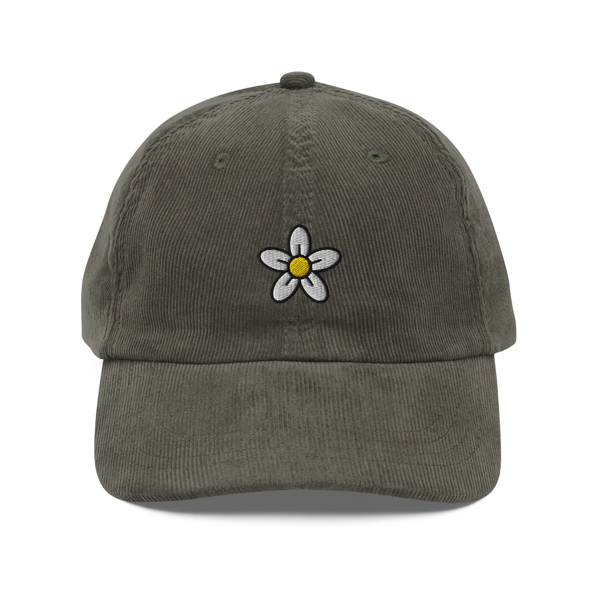 Jasmine Flower Corduroy Cap Gift for White Jasmine Flowers Lovers Cute ...