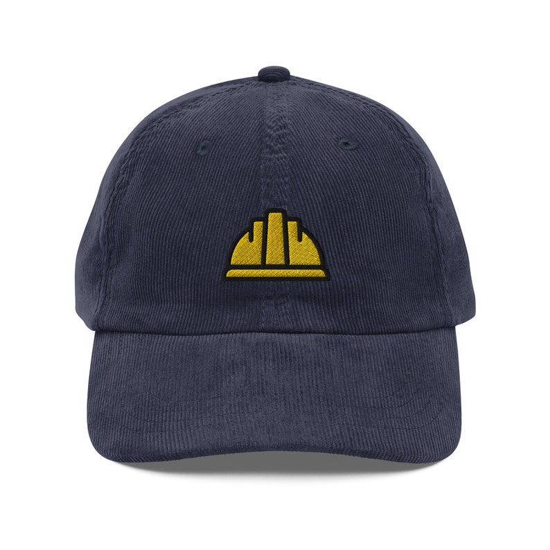 Builder Embroidered Cap | Gift for Builders | Cute Hard Cap Vintage Cap ...
