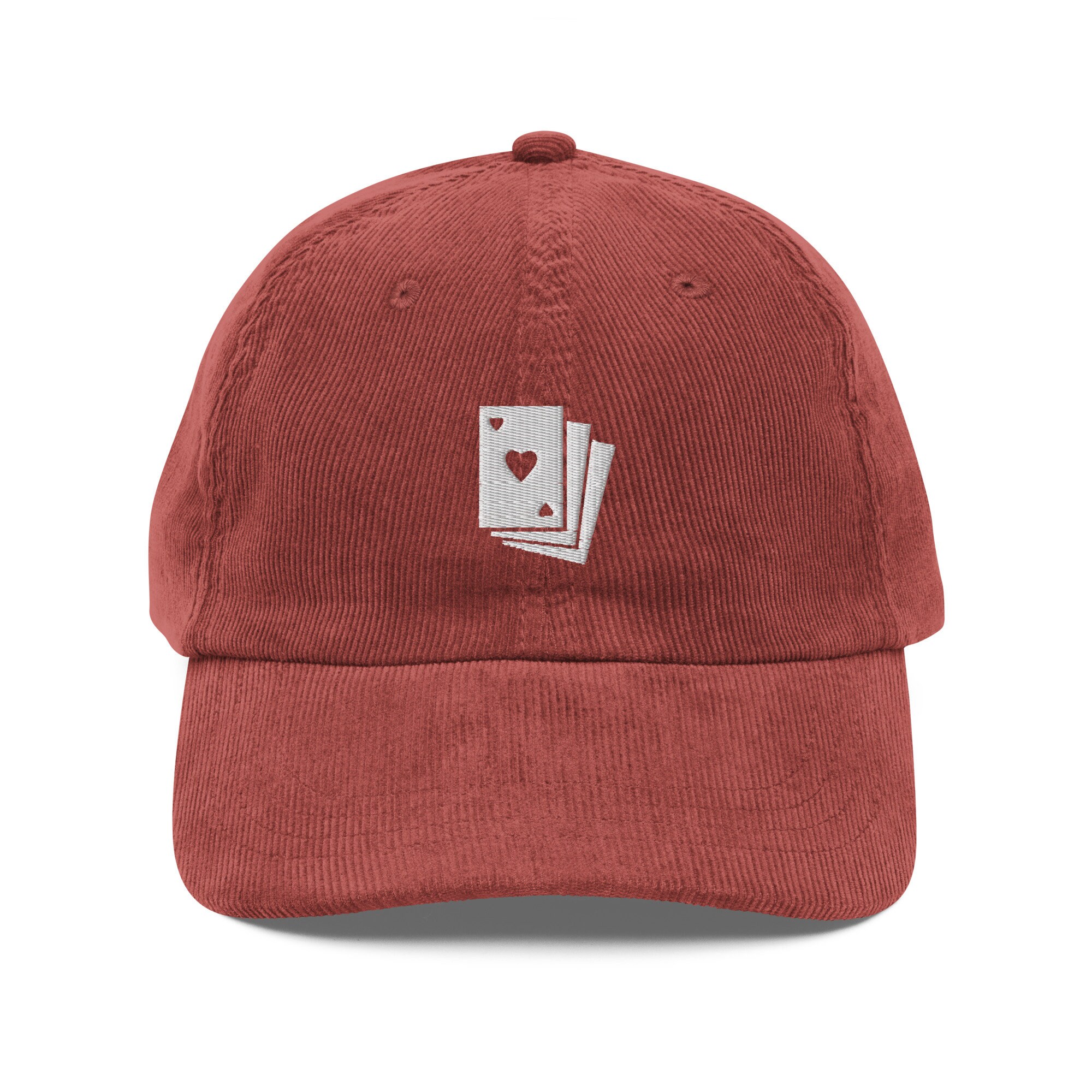 Playing Cards Embroidered Cap Gift for Poker Lovers Cute - Etsy