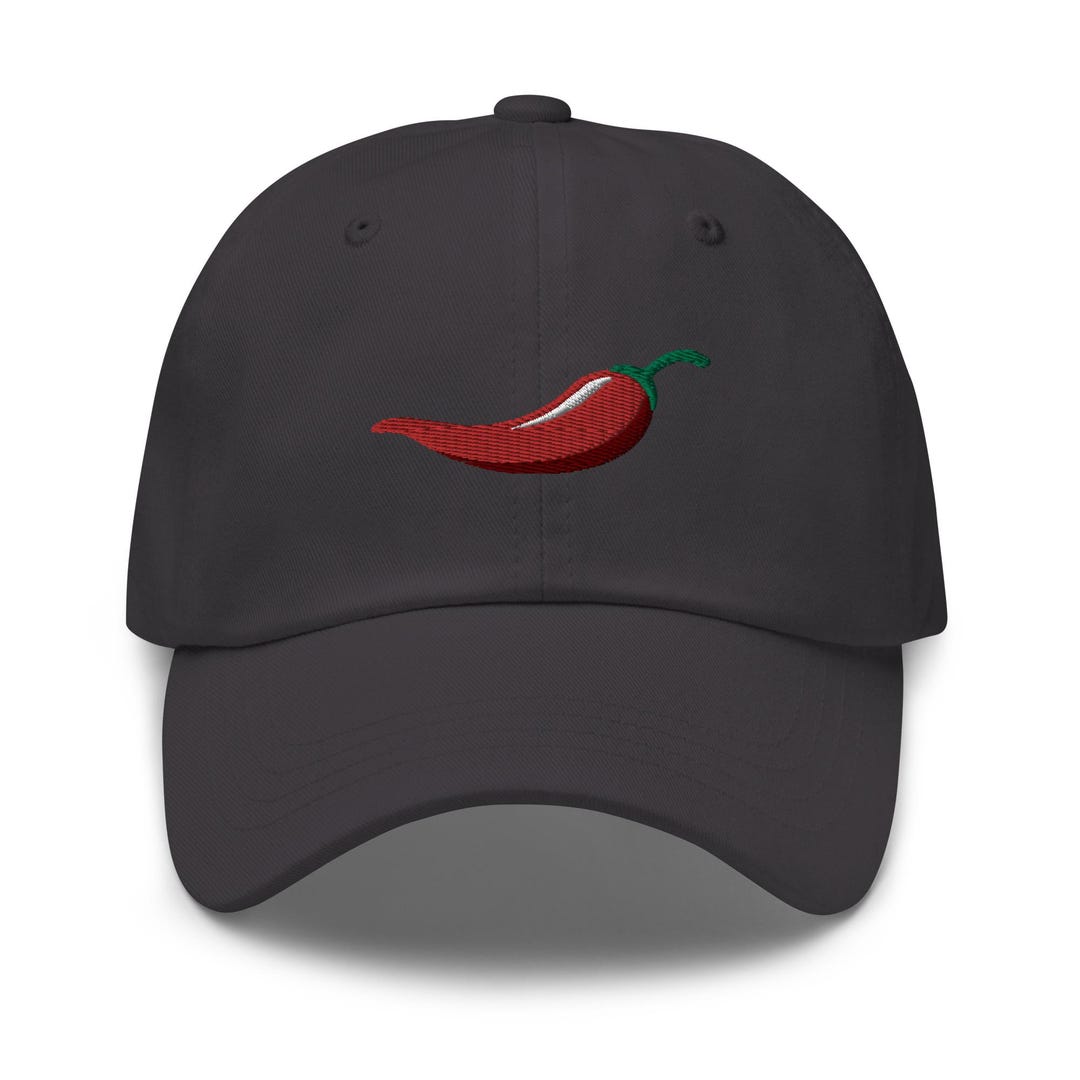 Cute Chili Dad Cap I Gift for Spicy Food Lovers I Cotton Baseball Hat I ...