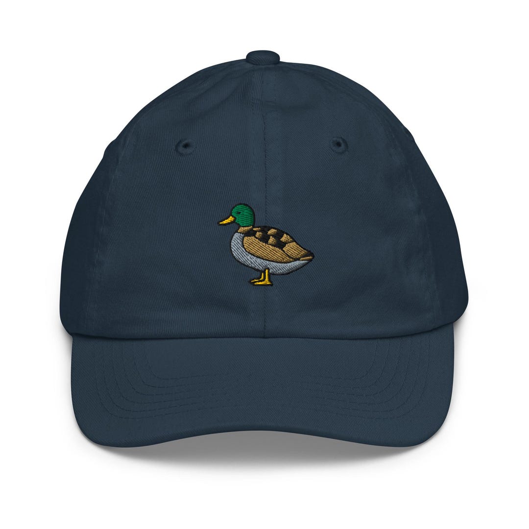 Mallard Duck Kids Baseball Cap Embroidered | Mallard Duck Gift for ...