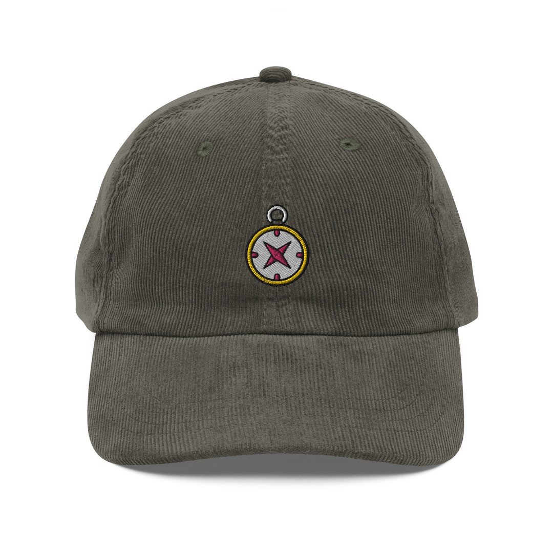Cute Compass Embroidered Cap | Gift for Orienteering Lovers | Compass ...