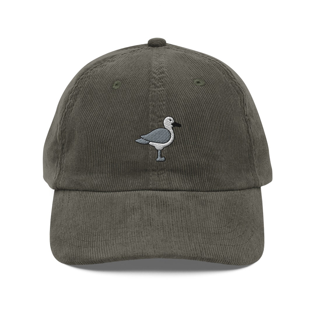 Seagull Embroidered Cap | Gift for Seagull Bird Lovers | Cute Seagull ...