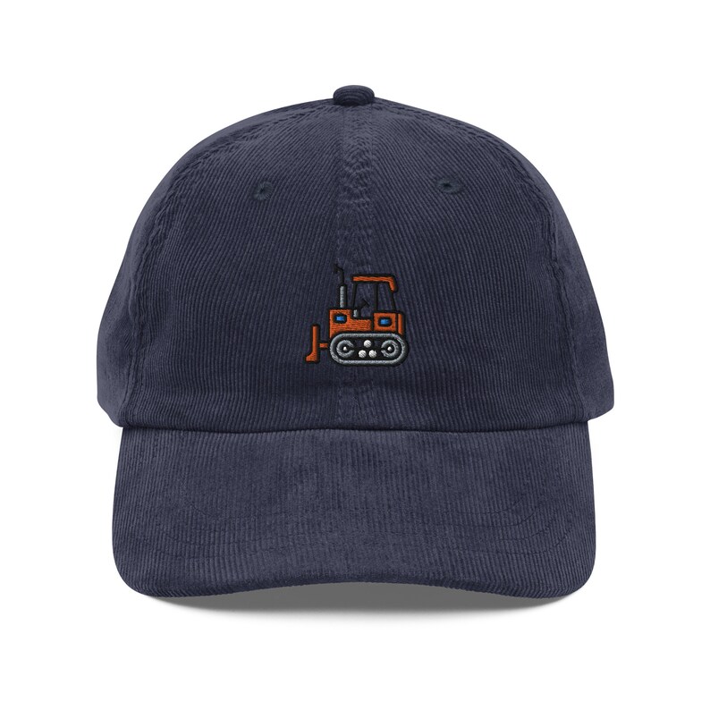 Bulldozer Embroidered Cap | Gift for Bulldozer Lovers | Cute Bulldozer ...