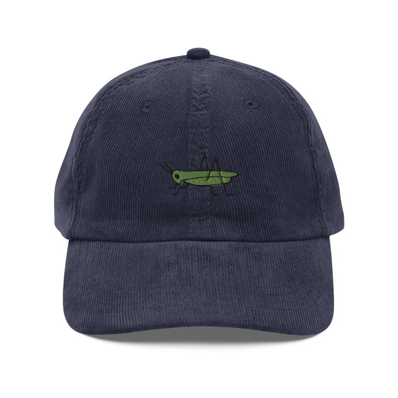 Grasshopper Embroidered Cap | Gift Insect Lovers | Cute Pet Bug Vintage ...