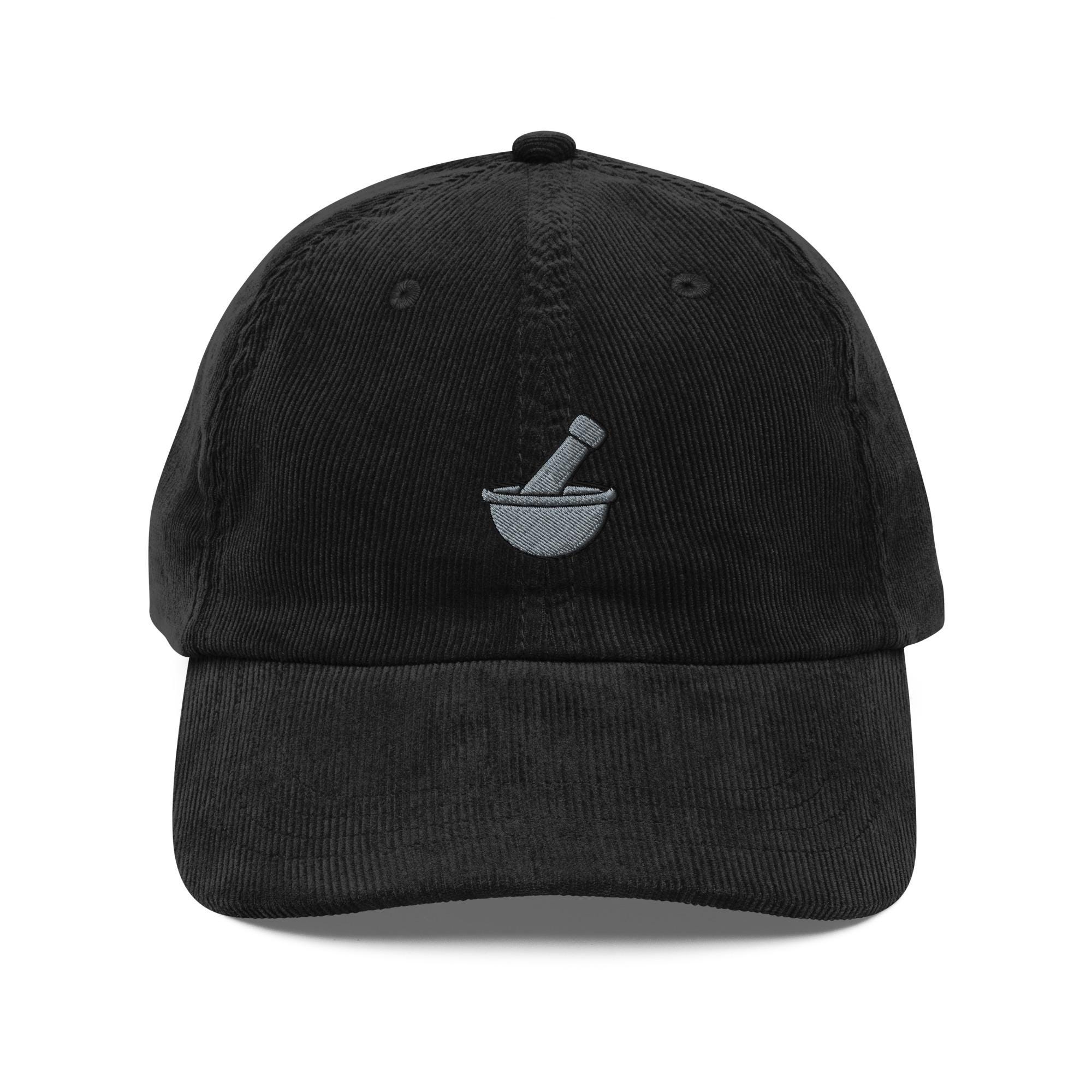 Mortar and Pestle Corduroy Cap | Kitchen Pounder Gift | Cooking Cute ...