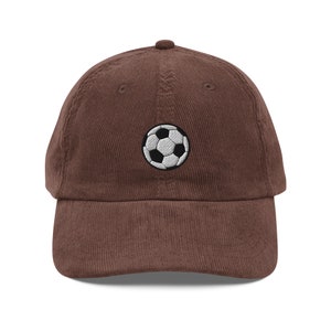 Football Sport Embroidered Cap | Gift for Soccer Lovers | Cute Soccer ...