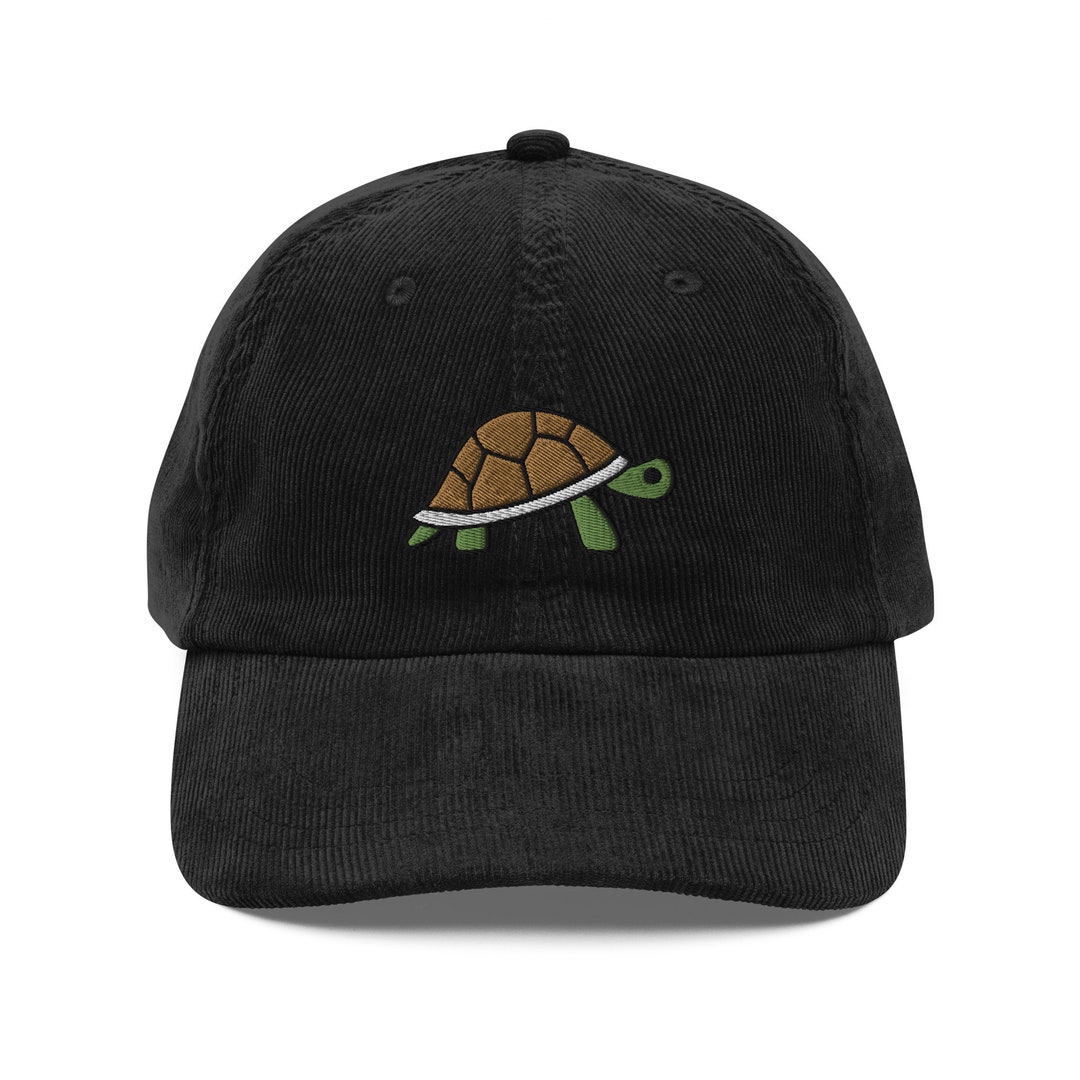 Turtle Embroidered Cap | Gift for Tortoise Lovers | Cute Pet Turtle ...