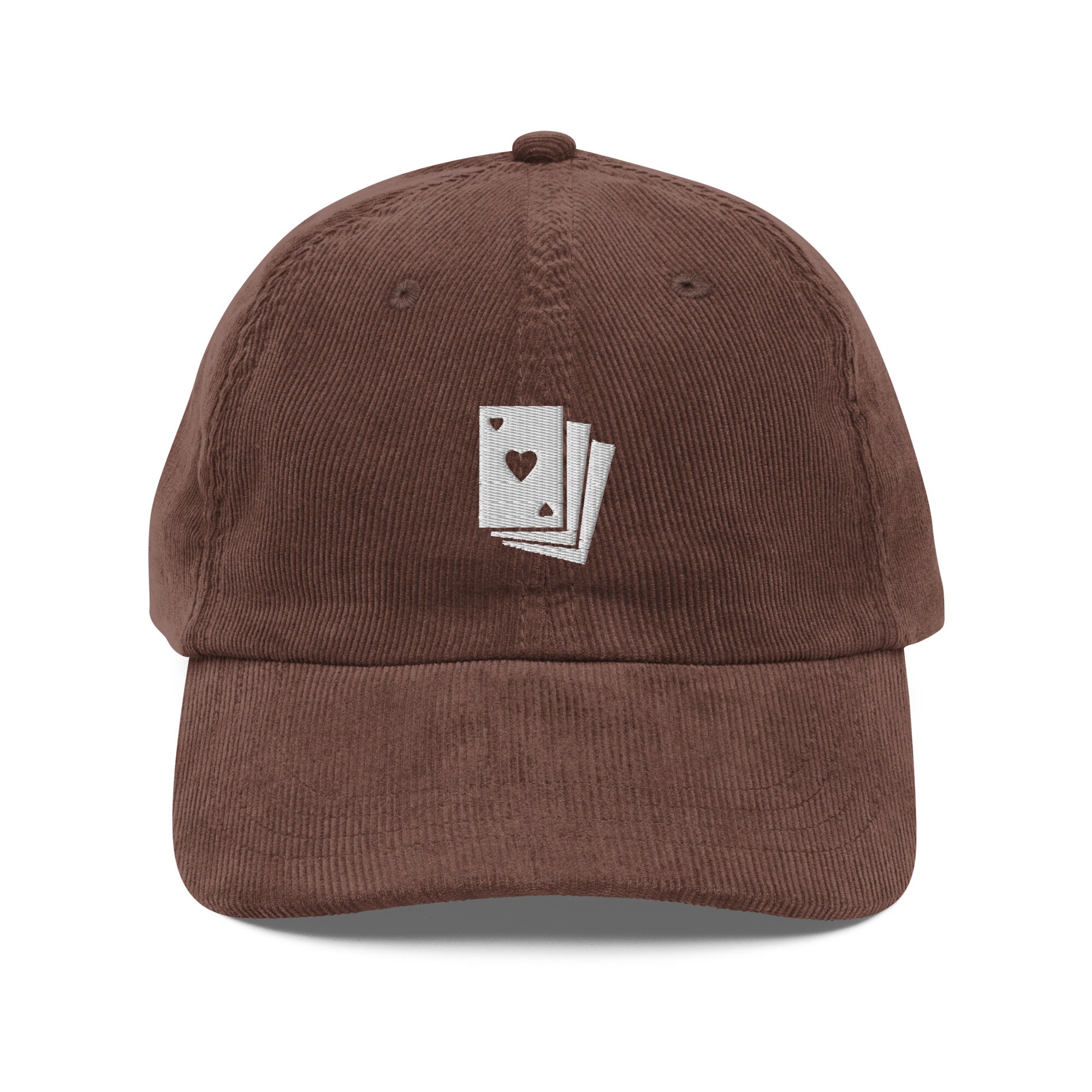 Playing Cards Embroidered Cap Gift for Poker Lovers Cute - Etsy