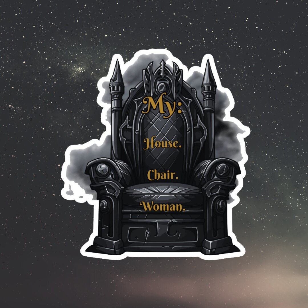 Iron Flame Throne Sticker - Etsy