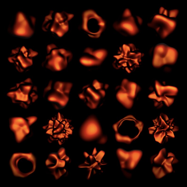 3D High Resolution Liquid Lava PNG Shape Set Instant Digital - Etsy