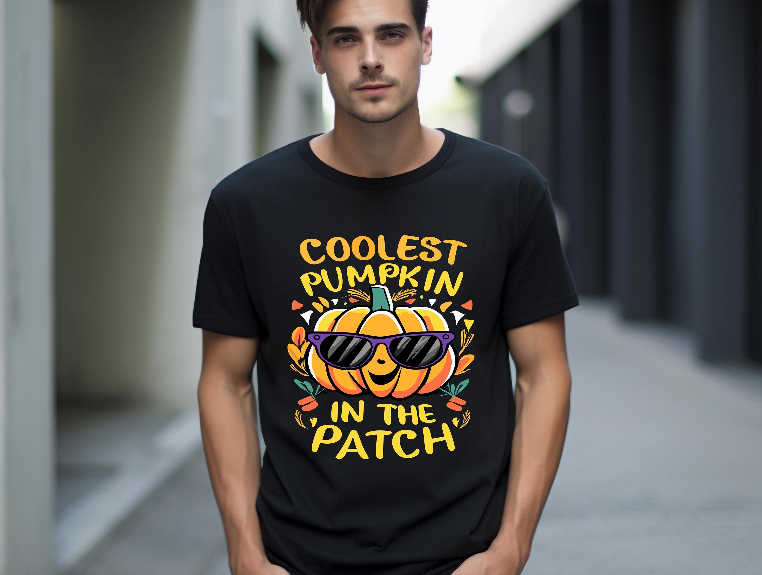 Coolest Pumpkin in the Patch SVG PNG, Pumpkin Shirt Svg, Kids Halloween ...
