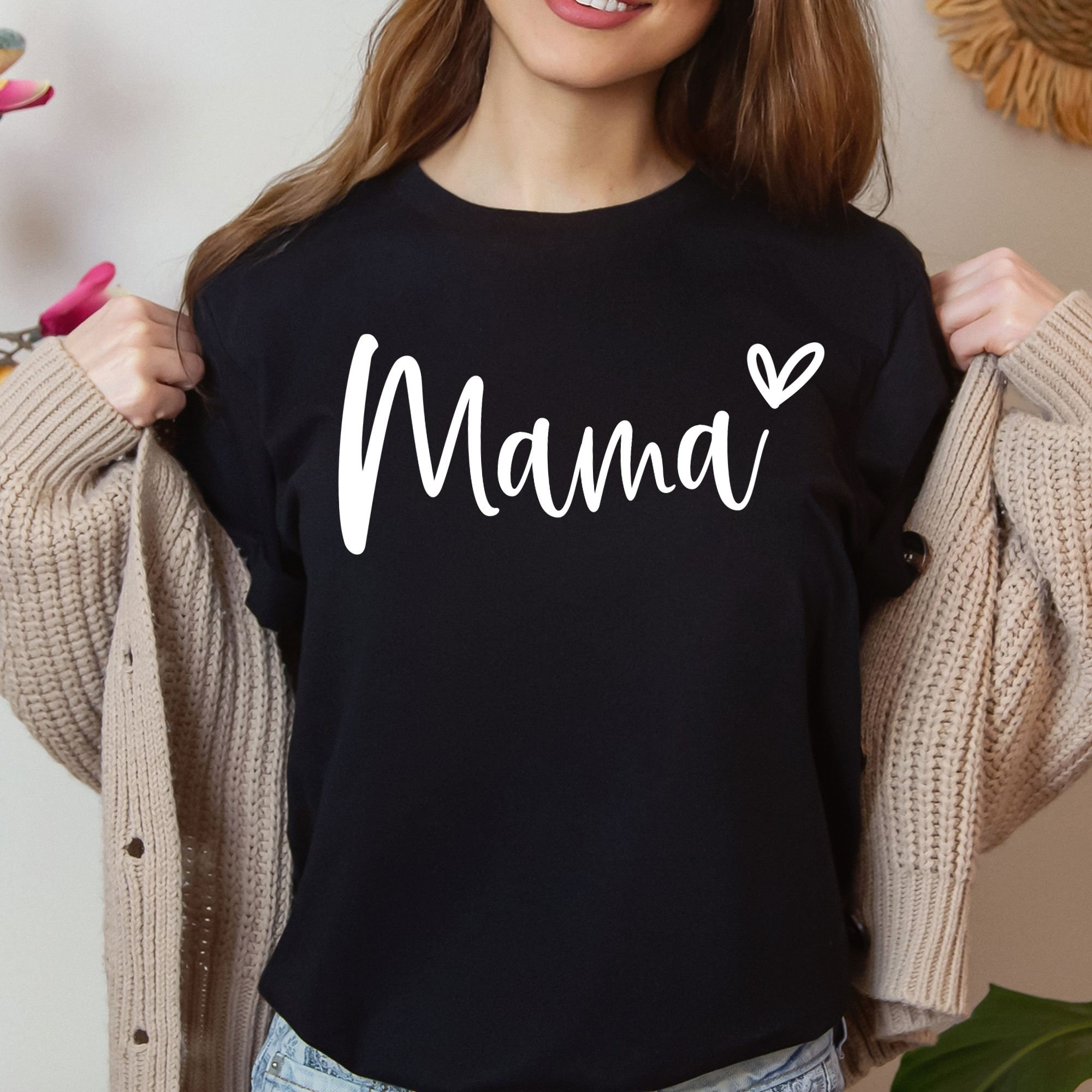 Mama Heart SVG PNG, Mama With Heart Svg, Mommy Png, Heart Svg for Women ...