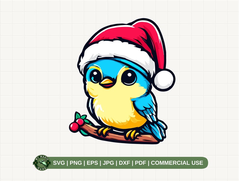 Jay Birds SVG PNG, Blue Jays Svg, Christmas Jay Birds Svg, Happy ...