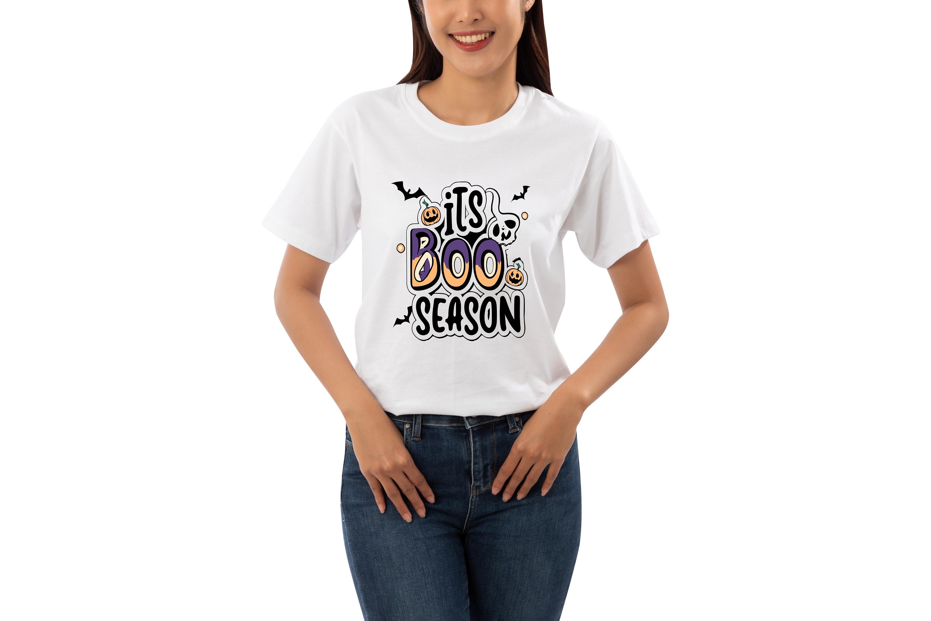 Its Boo Season SVG PNG Halloween Boo Svg Halloween Ghost - Etsy