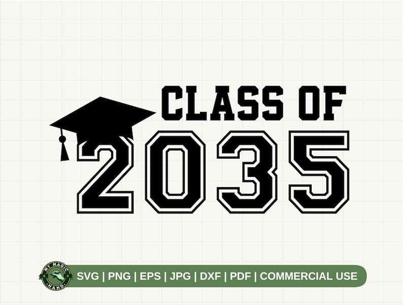 Class of 2035 SVG PNG, Back to School Svg, First Day of School Svg ...