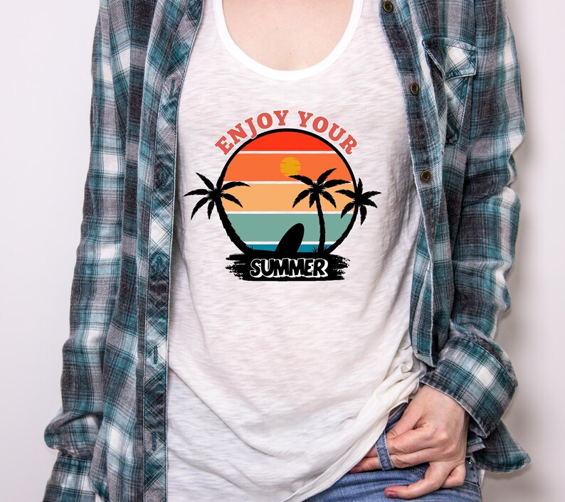 Enjoy Your Summer SVG PNG Summer Life Svg Hello Summer Svg - Etsy