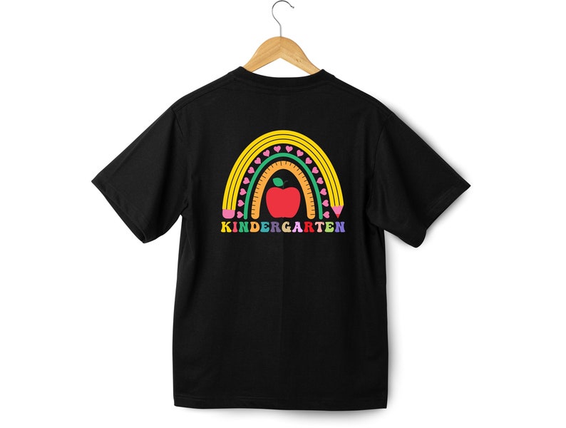 Kindergarten Rainbow SVG PNG, Back to School Svg, First Day of ...