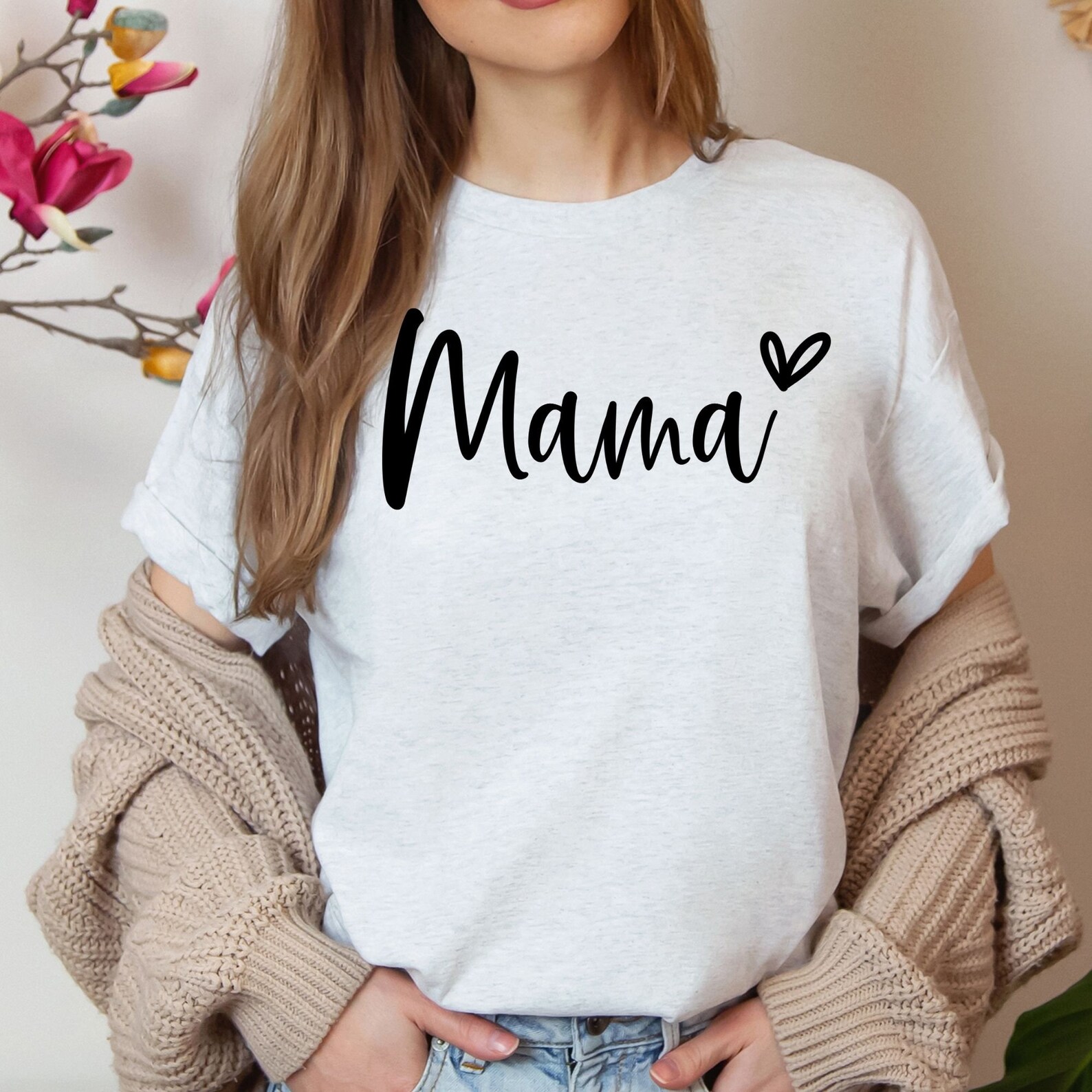 Mama Heart SVG PNG, Mama With Heart Svg, Mommy Png, Heart Svg for Women ...