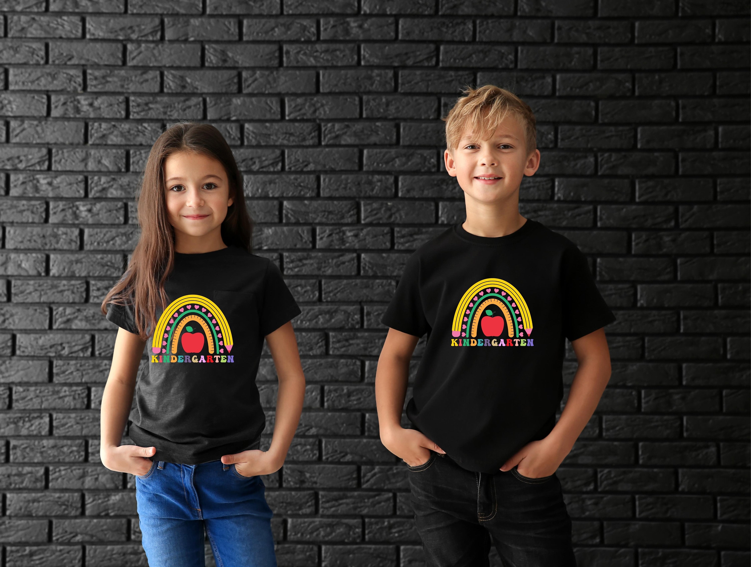 Kindergarten Rainbow SVG PNG, Back to School Svg, First Day of ...