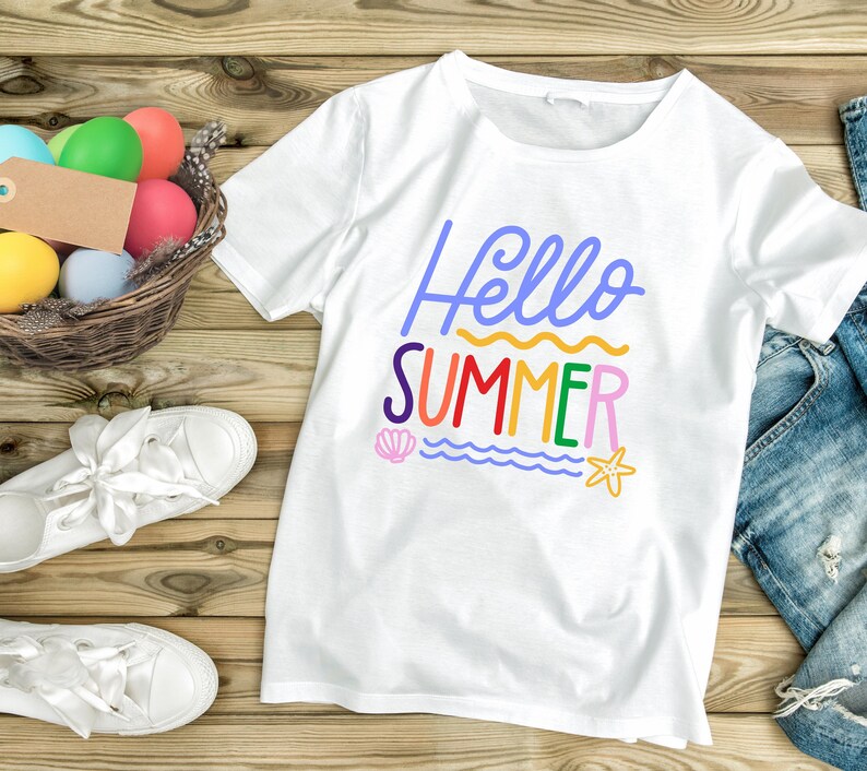 Hello Summer SVG PNG Summer Life Svg Summer Letter Svg - Etsy