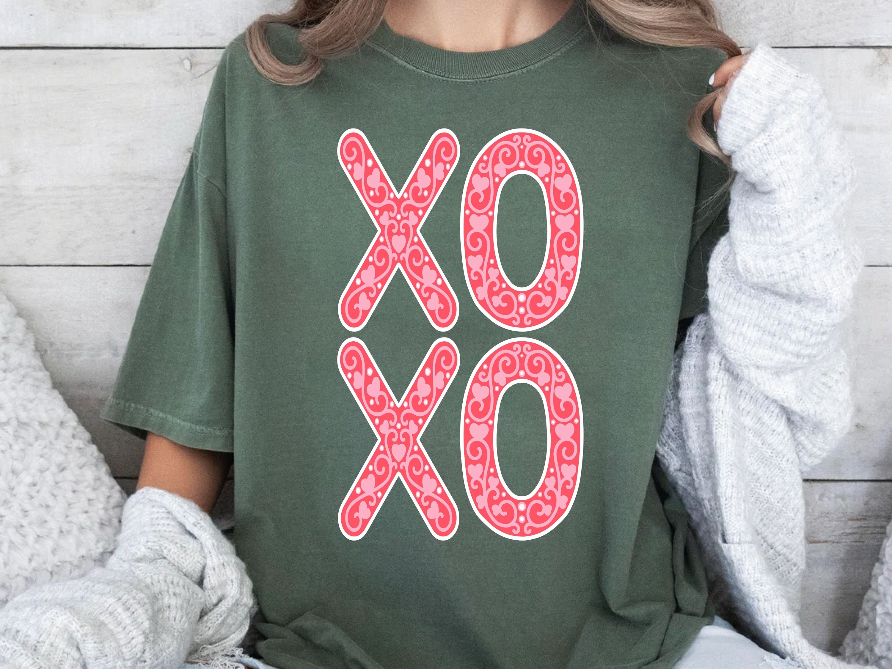 XOXO Valentines SVG PNG, Xo Xo Love Svg, Valentine Day Shirt, Xoxo ...