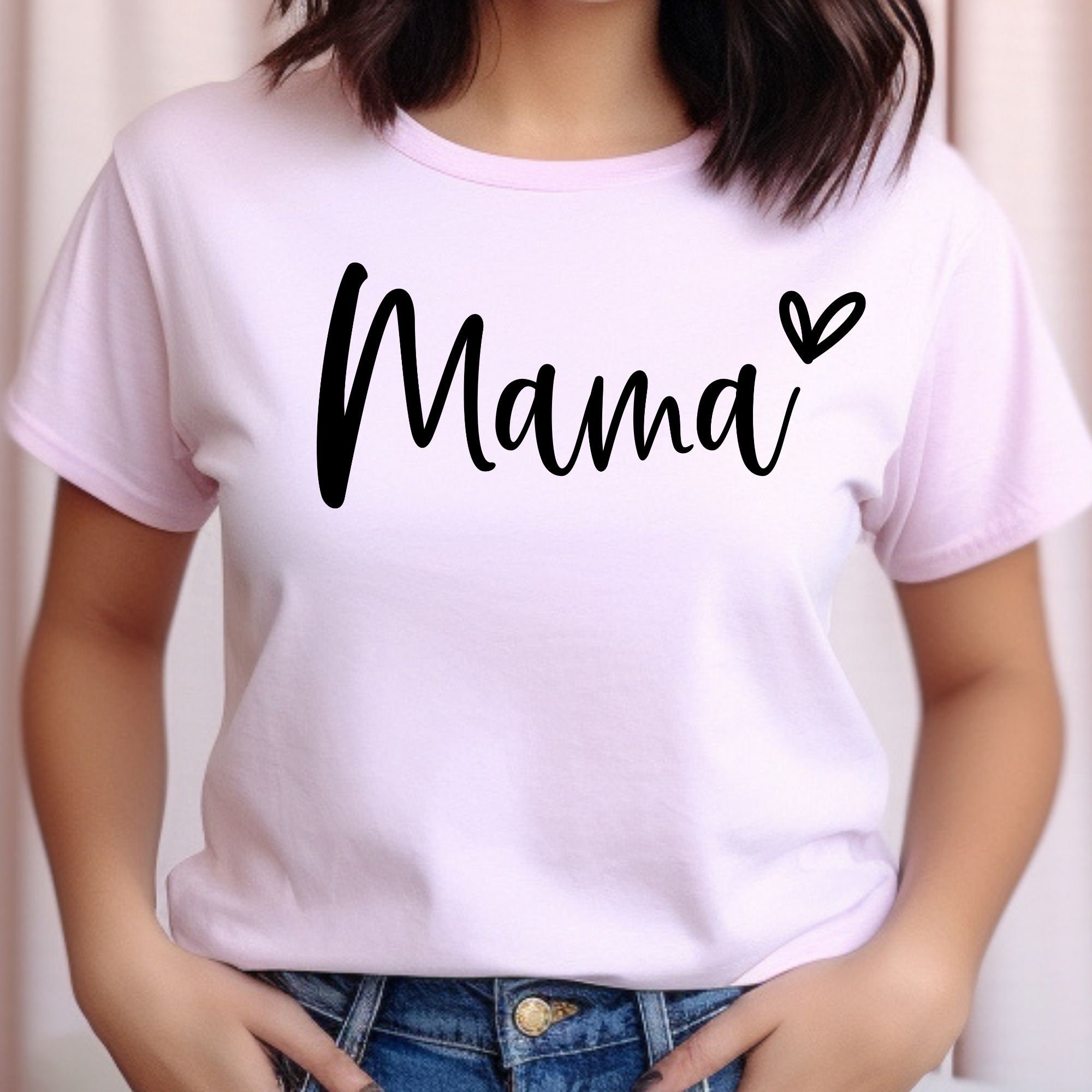 Mama Heart SVG PNG, Mama With Heart Svg, Mommy Png, Heart Svg for Women ...