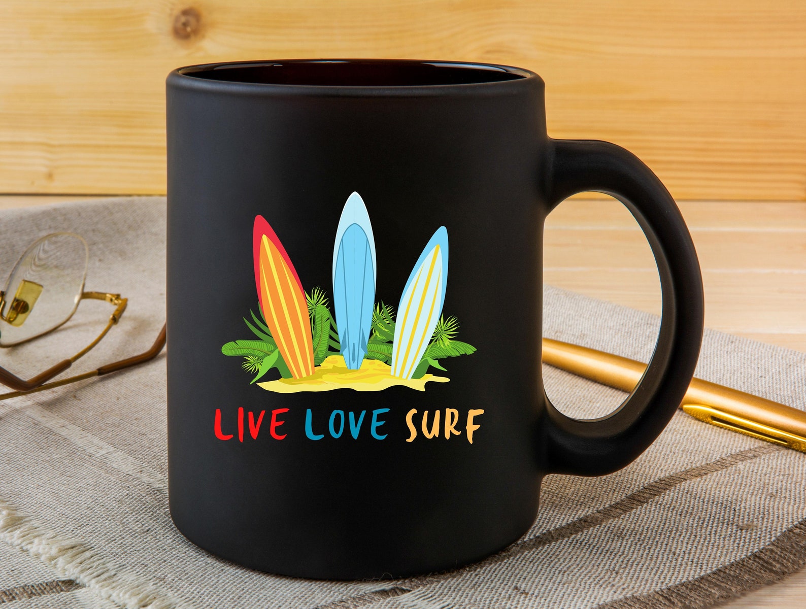Live Love Surf SVG PNG, Surfboard Svg, Surfing Png, Surf Svg, Summer ...