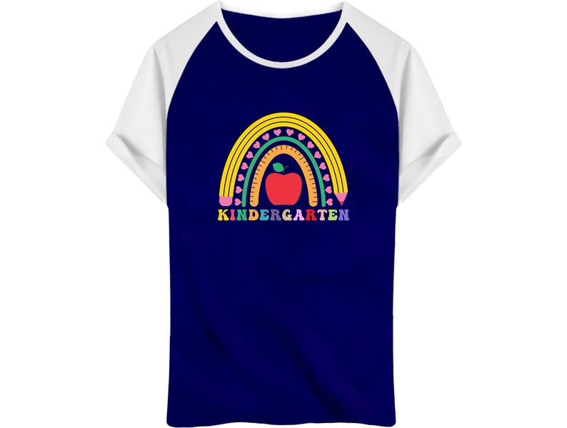 Kindergarten Rainbow SVG PNG, Back to School Svg, First Day of ...