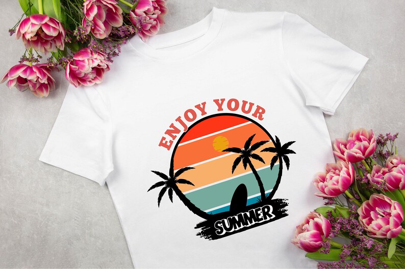Enjoy Your Summer SVG PNG, Summer Life Svg, Hello Summer Svg, Beach ...