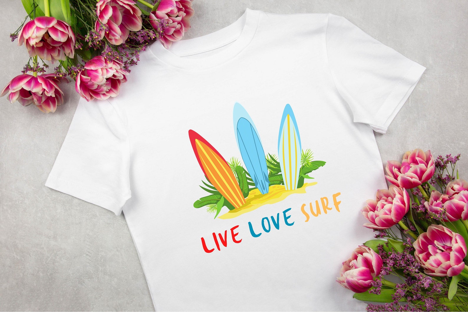 Live Love Surf SVG PNG, Surfboard Svg, Surfing Png, Surf Svg, Summer ...