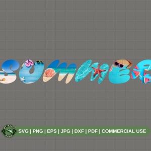 Colorful Summer Lettering SVG PNG, Summer Life Svg, Hello Summer Svg ...
