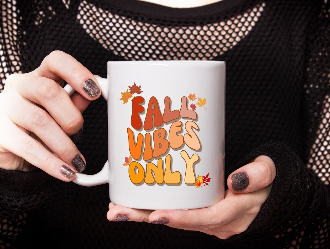 Fall Vibes Only SVG PNG, Thanksgiving Svg, Autumn Svg, Fall Groovy ...