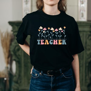 Teacher With Flowers SVG PNG, Teacher Life Svg, Teach Svg, Teacher Love ...